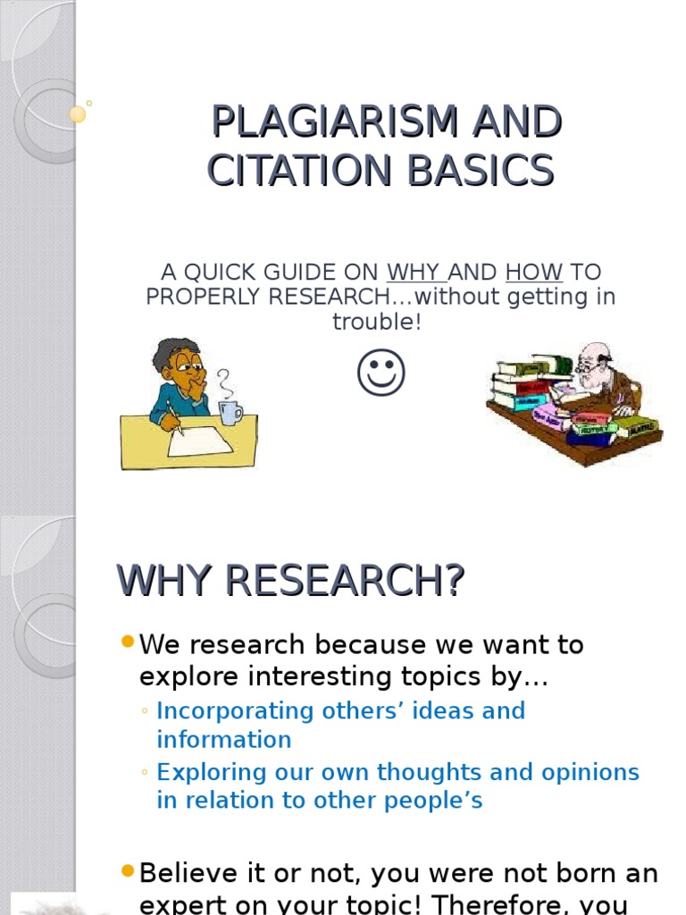 Plagiarism Citation Basics | PDF | Career & Growth | Social Science