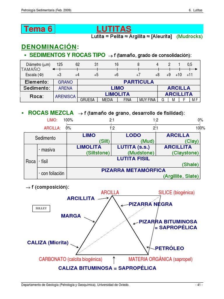Guía de Lutitas para Geólogos | PDF | Ciencias sociales | Ciencia y ...