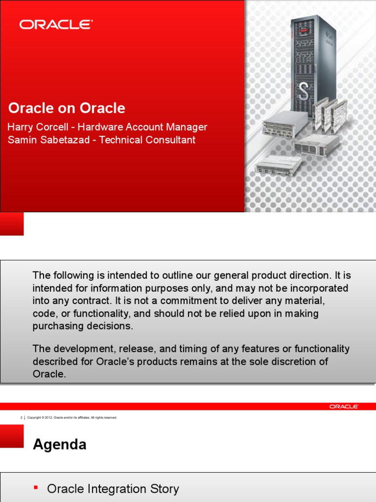 Why Oracle Hardware | Oracle Corporation | Virtual Machine