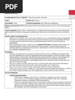 Nature Walk Lesson Plan | PDF | Lesson Plan | Educational Assessment