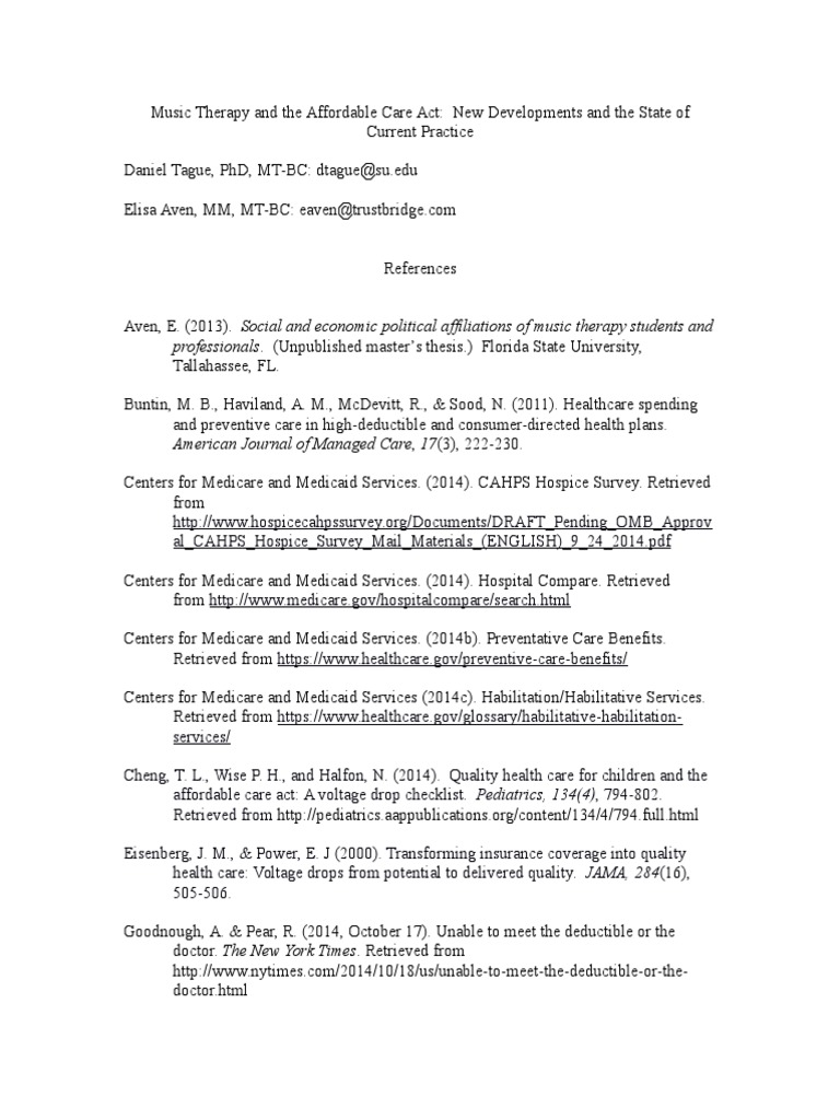 Handout-ACA An Update | PDF | Palliative Care | Patient Protection And ...