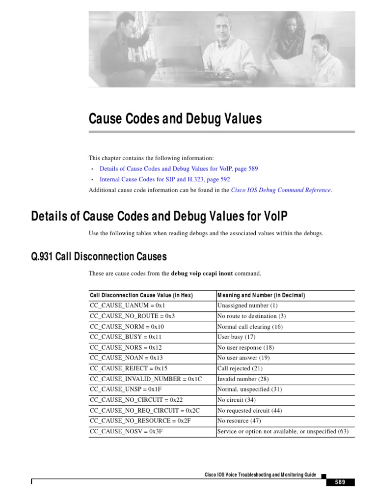 Q.850 ISDN Cause Codes | PDF | Session Initiation Protocol | Communications Protocols