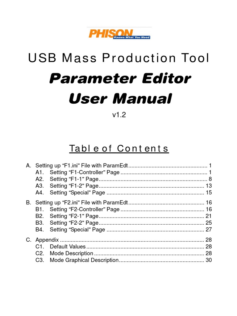 Phison Manual | Download Free PDF | Usb Flash Drive | Flash Memory