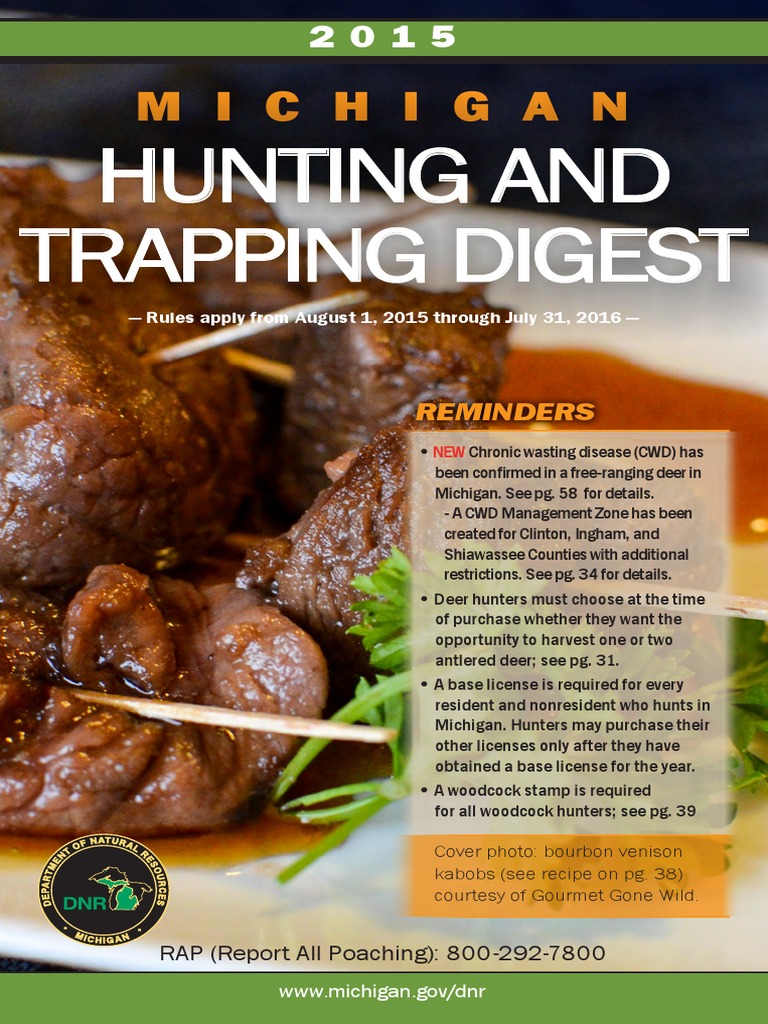 2015 Michigan Hunting and Trapping Digest 461177 7 | PDF | Handgun ...