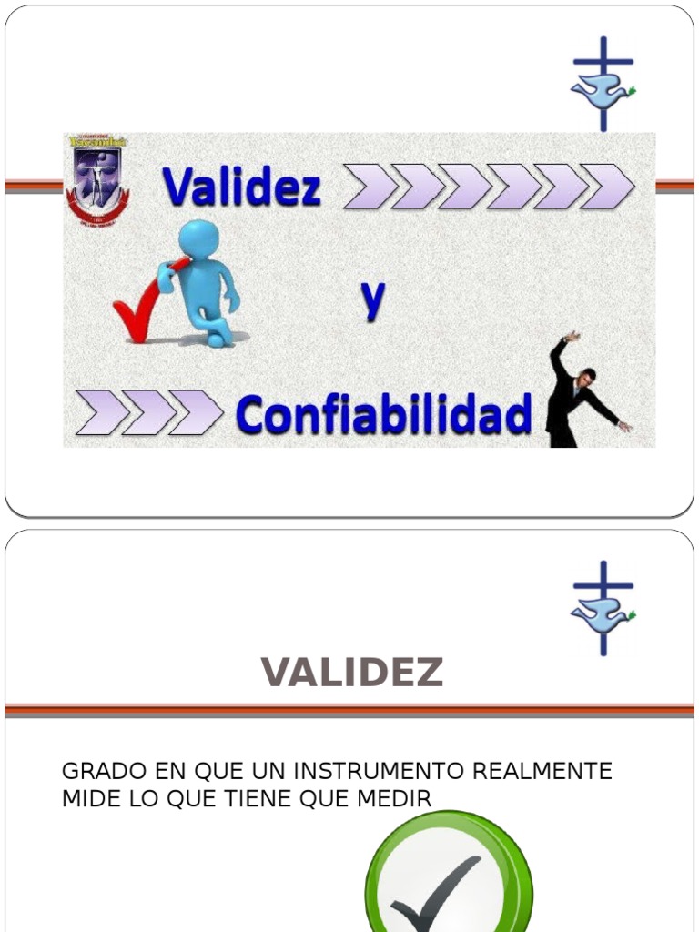 Exposicion Validez y Confiabilidad Final | PDF | Validez (Estadísticas ...