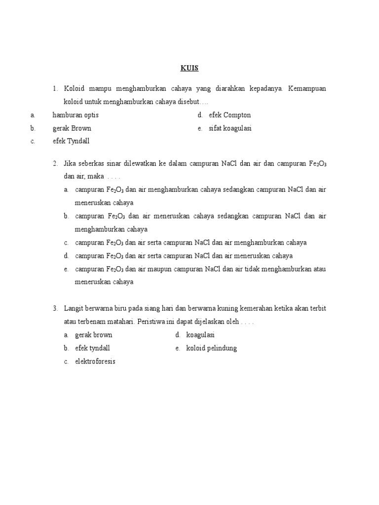 KUIS Baru PPK | PDF