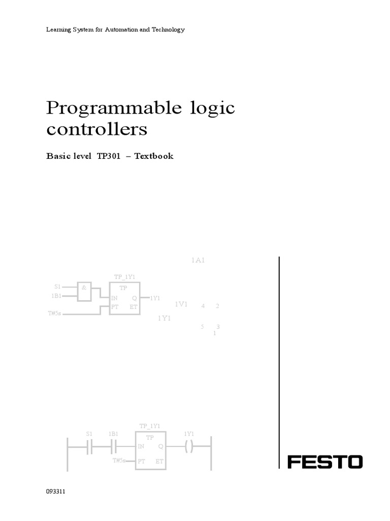 El PLC - Libro Programmable Logic Controllers - Festo | PDF ...