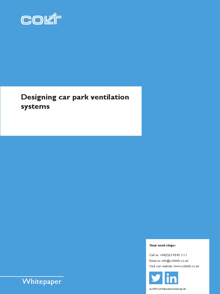 Car Park Ventilation System Design Guide | PDF | Ventilation ...