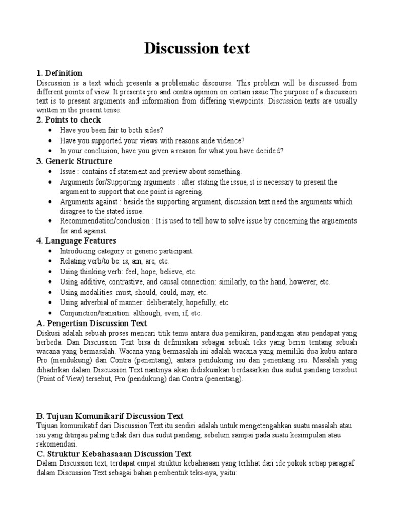 Discussion Text 000 | PDF