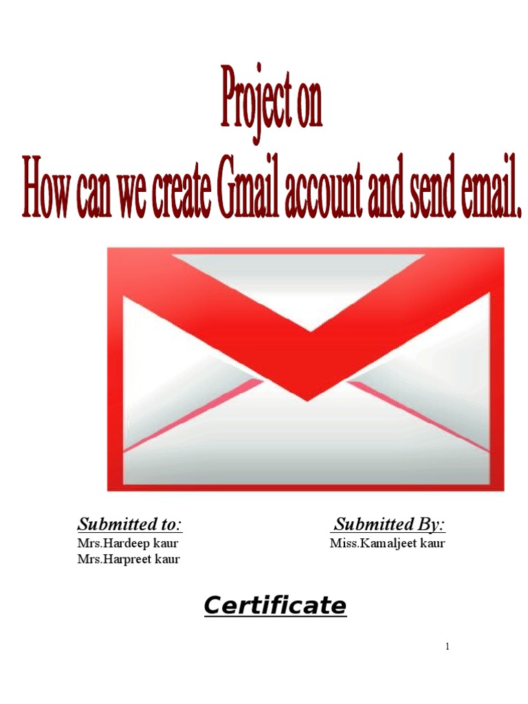 Steps to Create a Gmail Account | PDF | Gmail | Email Address