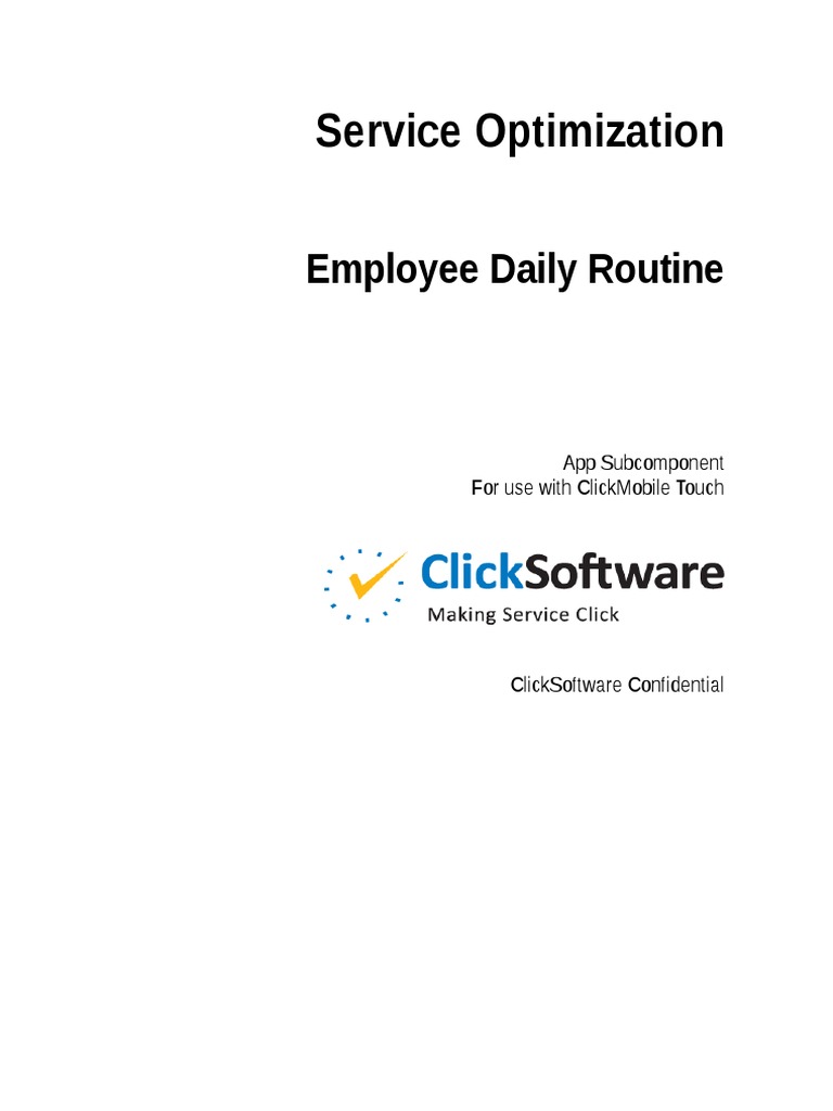 Employee Daily Routine | PDF | Mobile App | Boolean Data Type