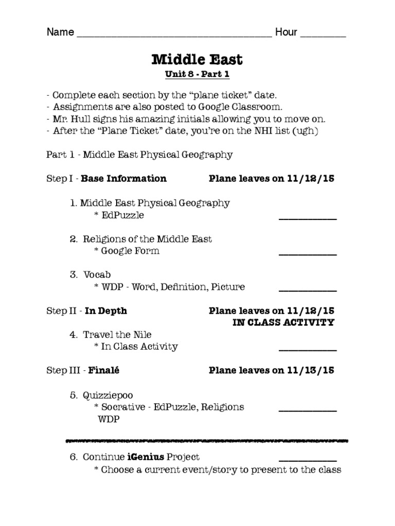 Middle East Part 1 | PDF | Travel | Foreign Language Studies