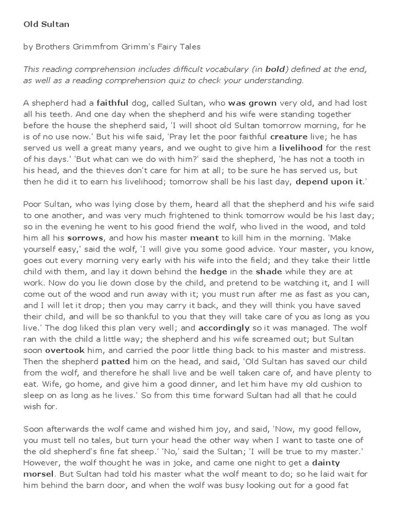Old Sultan | PDF