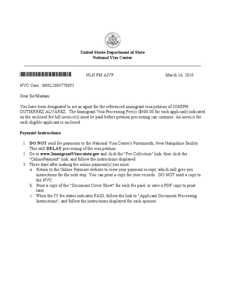 Visa Processing Fee | PDF | Government | Business