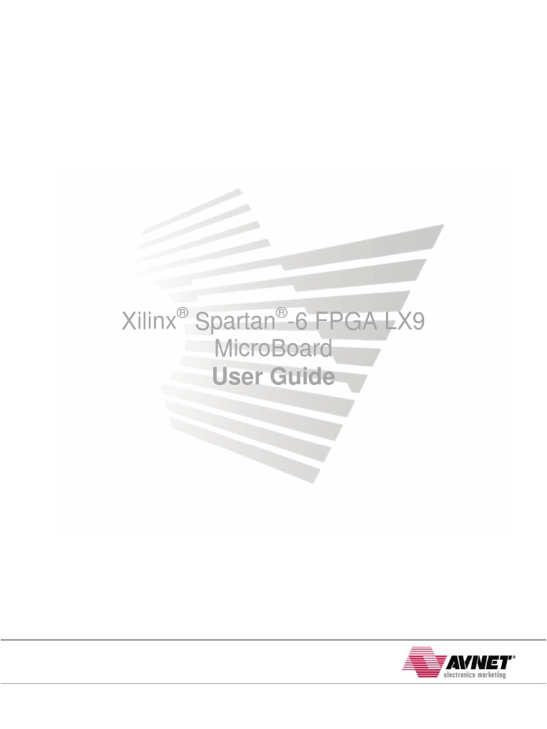 Xilinx Spartan-6 LX9 MicroBoard Rev B2 Hardware User Guide | Download Free PDF | Field ...