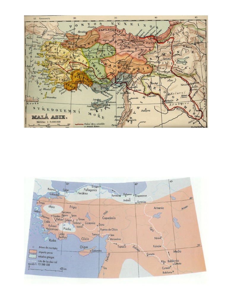 Jenofonte Anabasis Libro I Introduccion Mapas | PDF | Civilizaciones ...