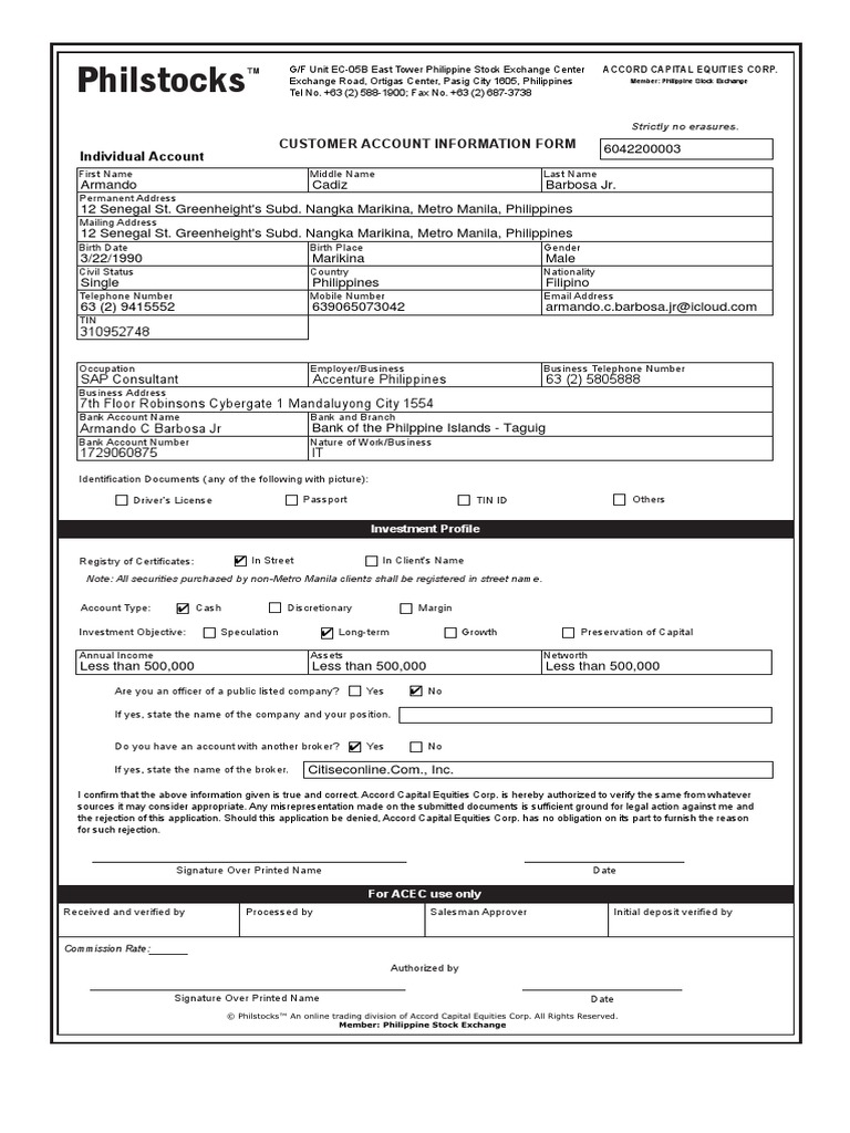 Philstocks v36 6042200003 | PDF | Http Cookie | Identity Document