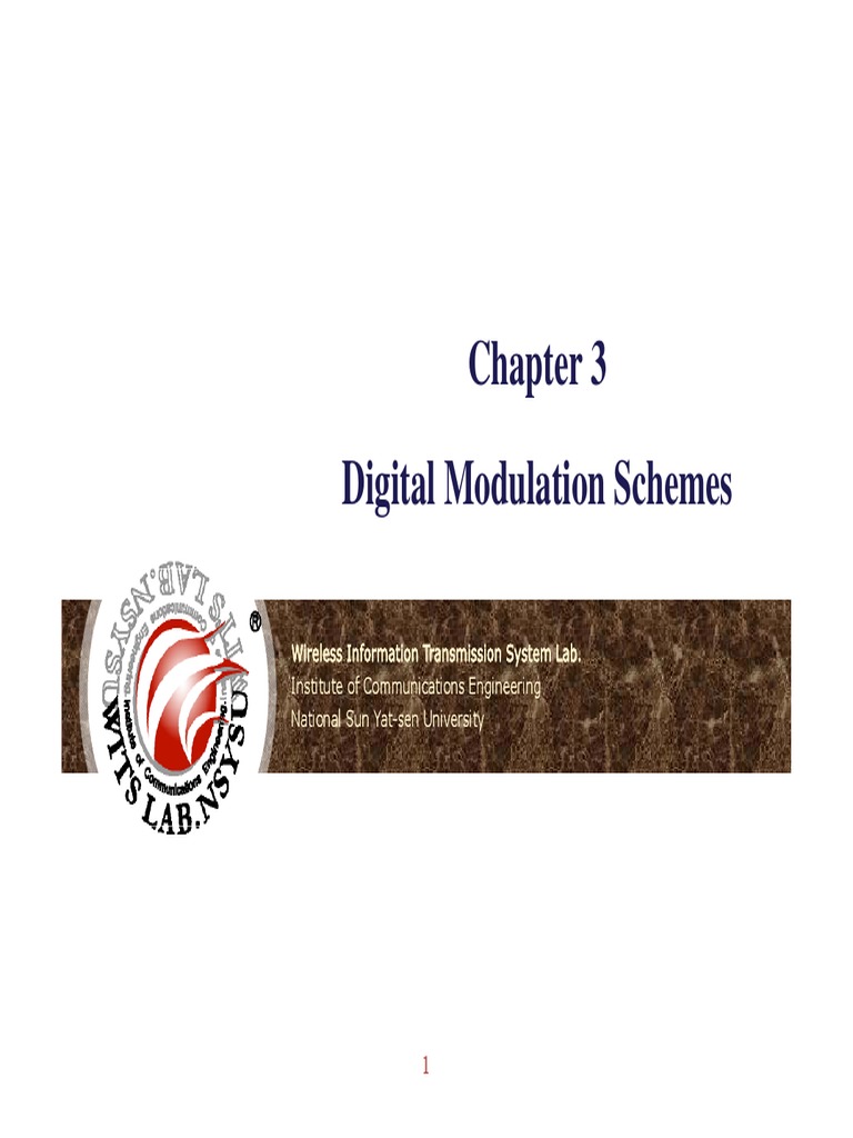 Digital Modulation Schemes Proakis Slides | Download Free PDF ...