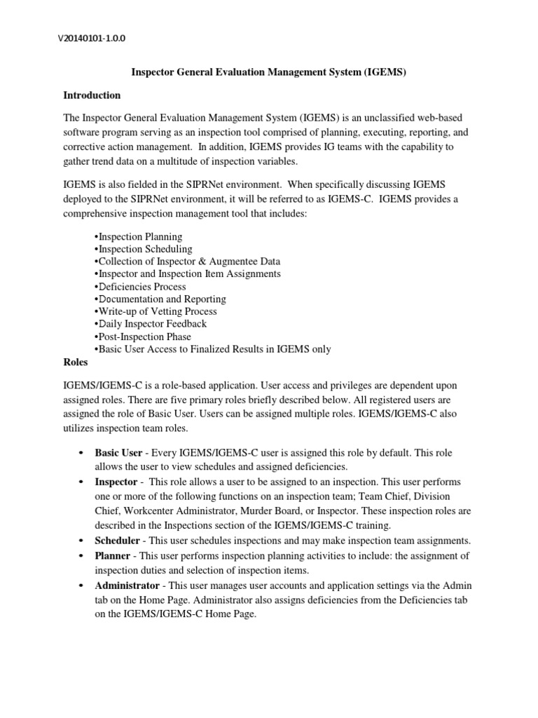 Handout 12 - Introduction To IGEMS V20140101-1.0.0 | PDF | Help Desk ...