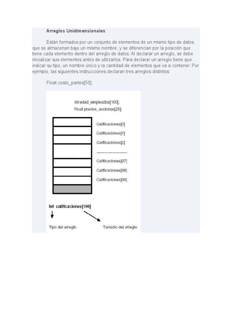 Ejemplos de Arreglos | PDF | Estructura de datos de matriz | Datos