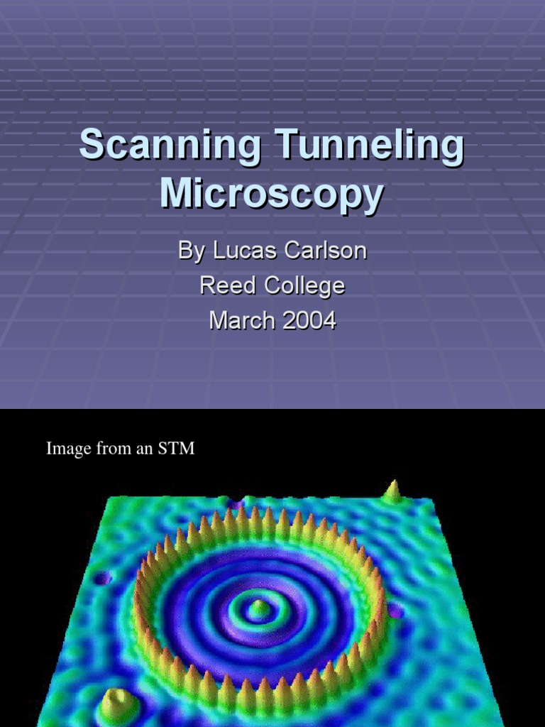 STM | PDF | Scanning Tunneling Microscope | Quantum Tunnelling