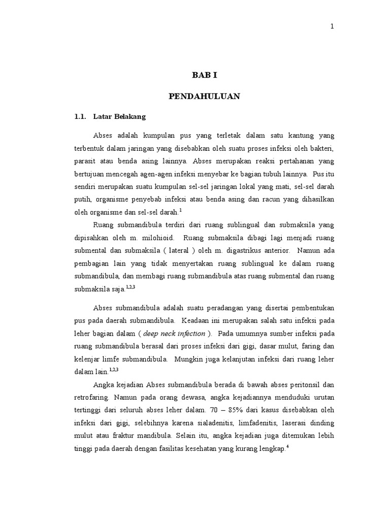 Abses Submandibula | PDF