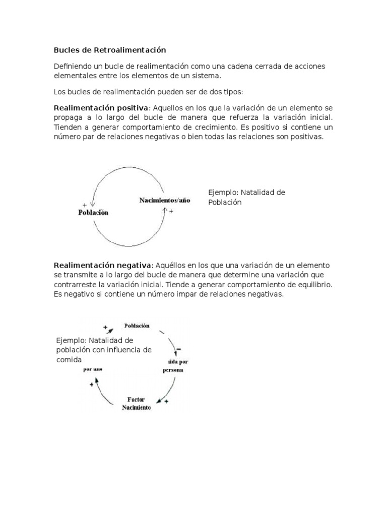 Tipos de Bucles de Retroalimentación | PDF | Relaciones personales ...