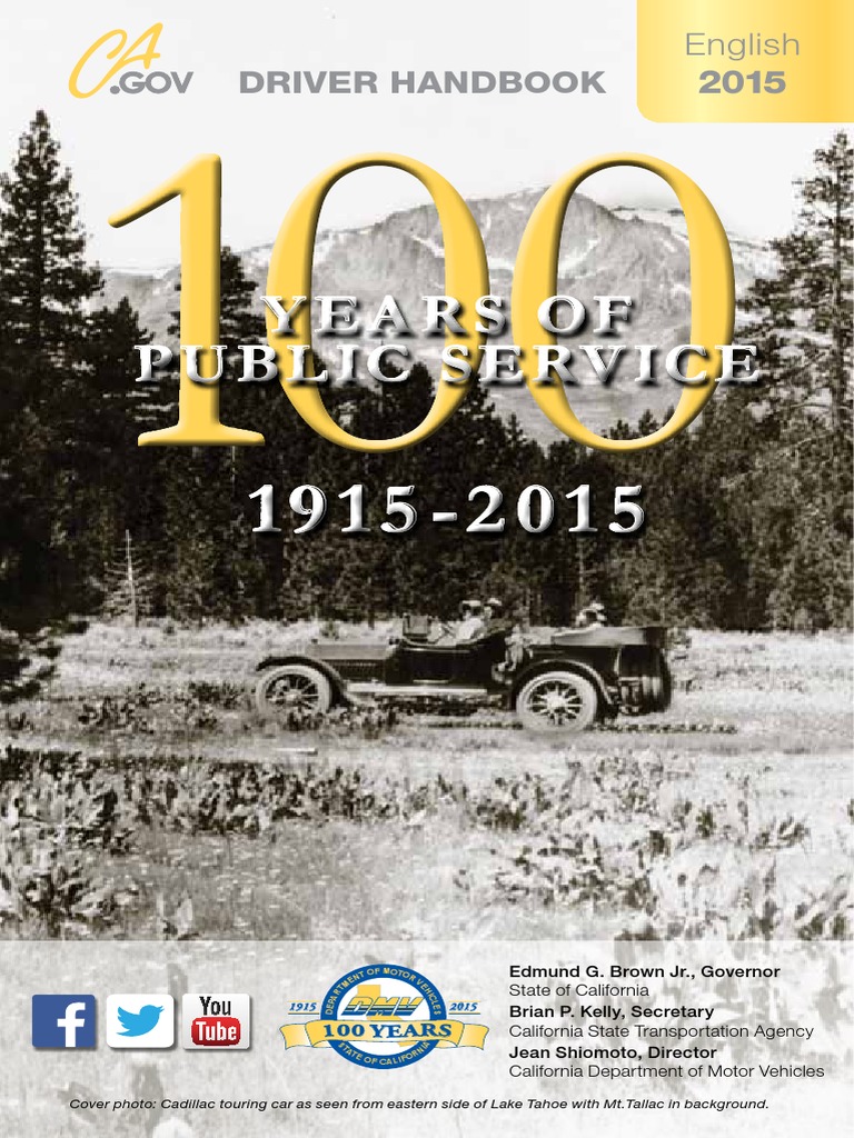 California Drivers Handbook | PDF | Driver's License | Driving