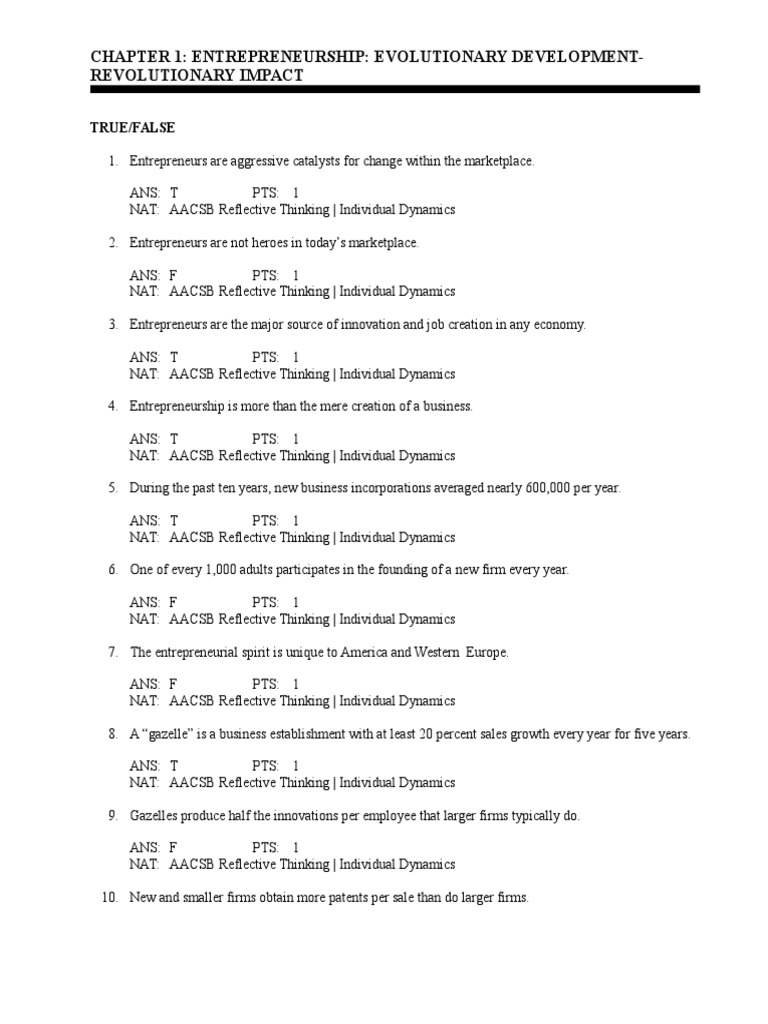 Entrepre Chapter 01 | PDF | Entrepreneurship | Economies