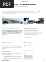 Theoretical Driving Exam Sample Reviewer | PDF | Traffic | Test ...