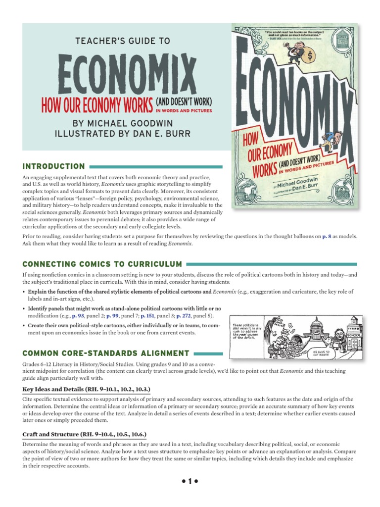 Economix TeachingGuide | Download Free PDF | Curriculum | Teaching And Learning