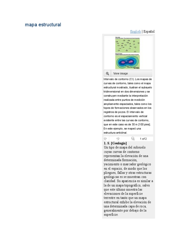 Mapa Estructural | PDF