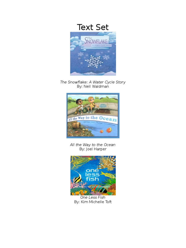 Water Cycle and Conservation Stories | PDF
