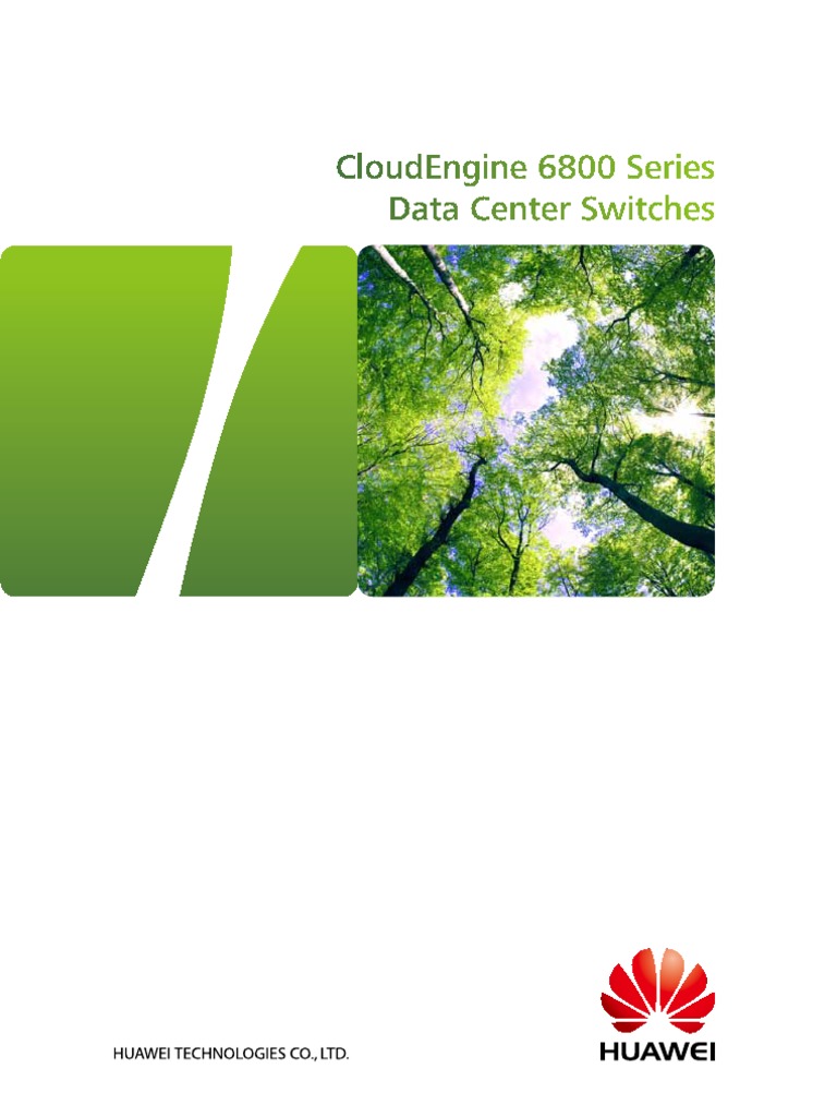HUAWEI CloudEngine 6800 Switch Datasheet PDF | PDF