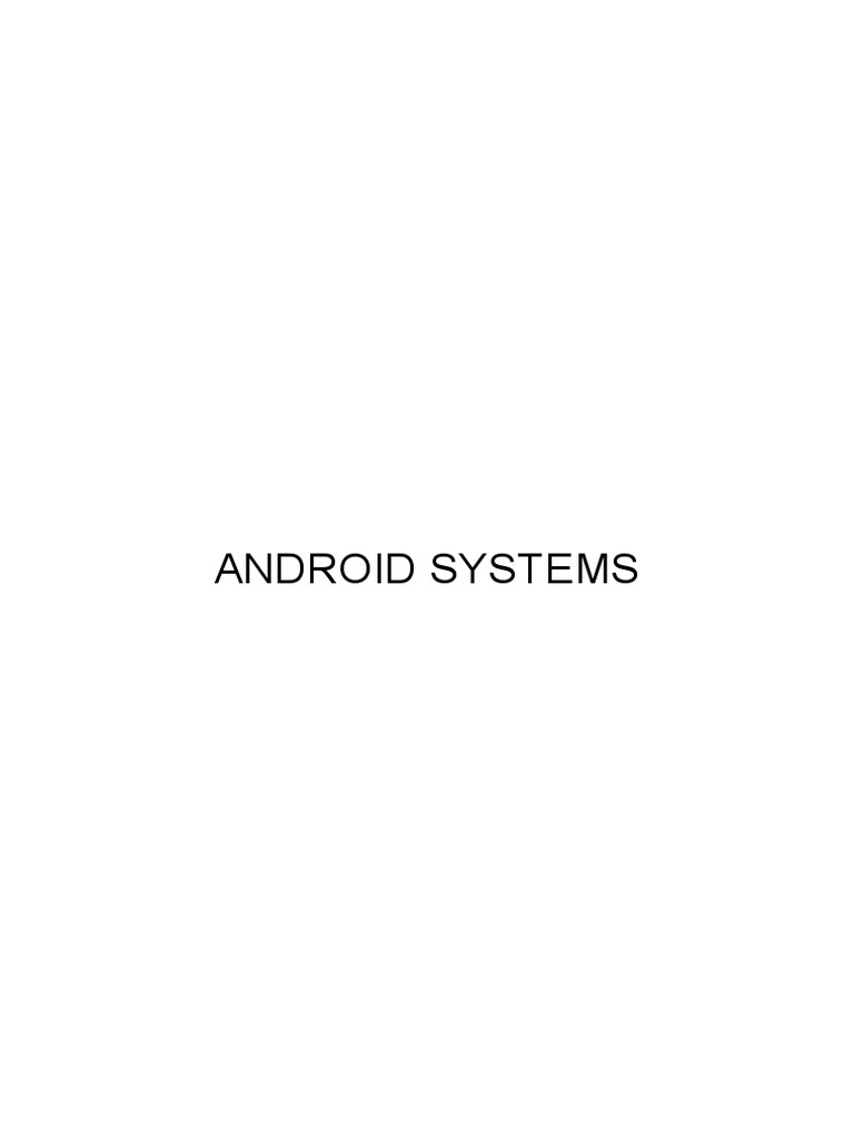 Android Report Internship Pdf Android Operating System Application Software 0427