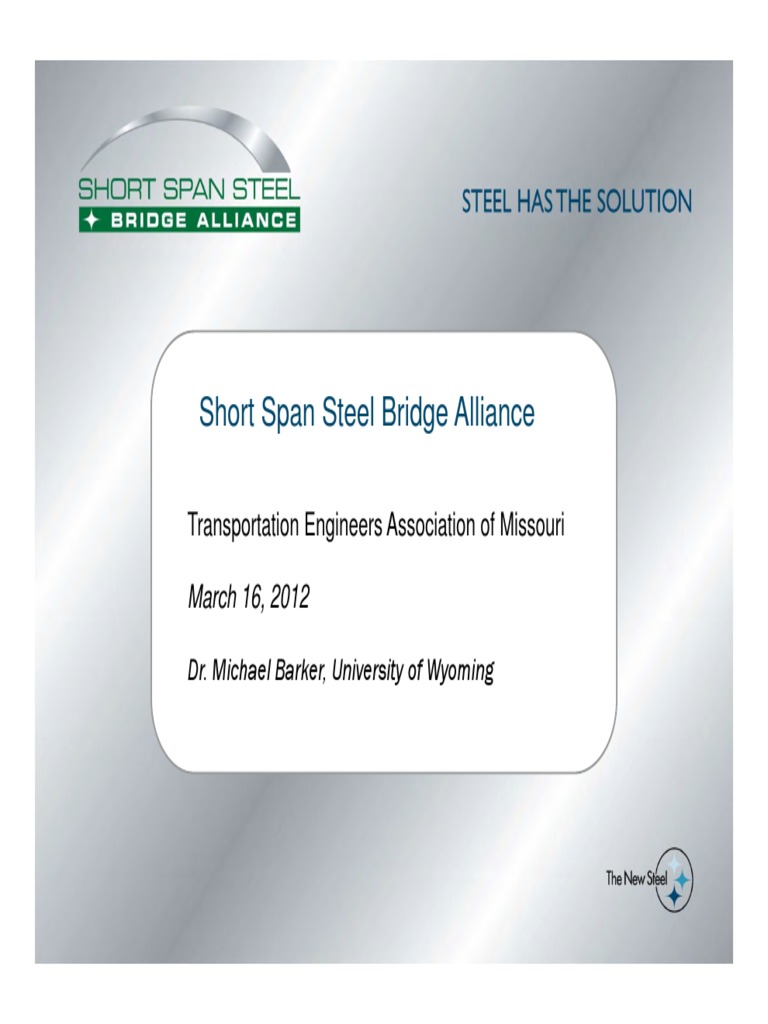 Short Span Steel Bridge Solutions | PDF | Structural Steel | Bridge