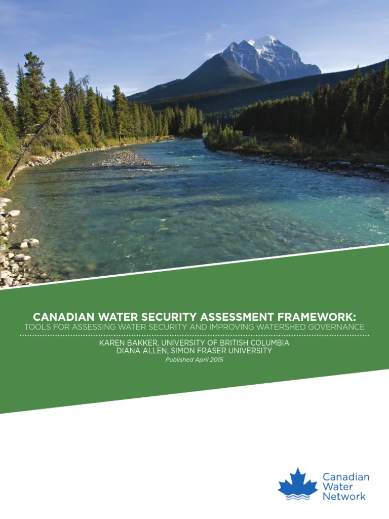 Water Security Assessment Framework | PDF | Risk Assessment | Water Quality