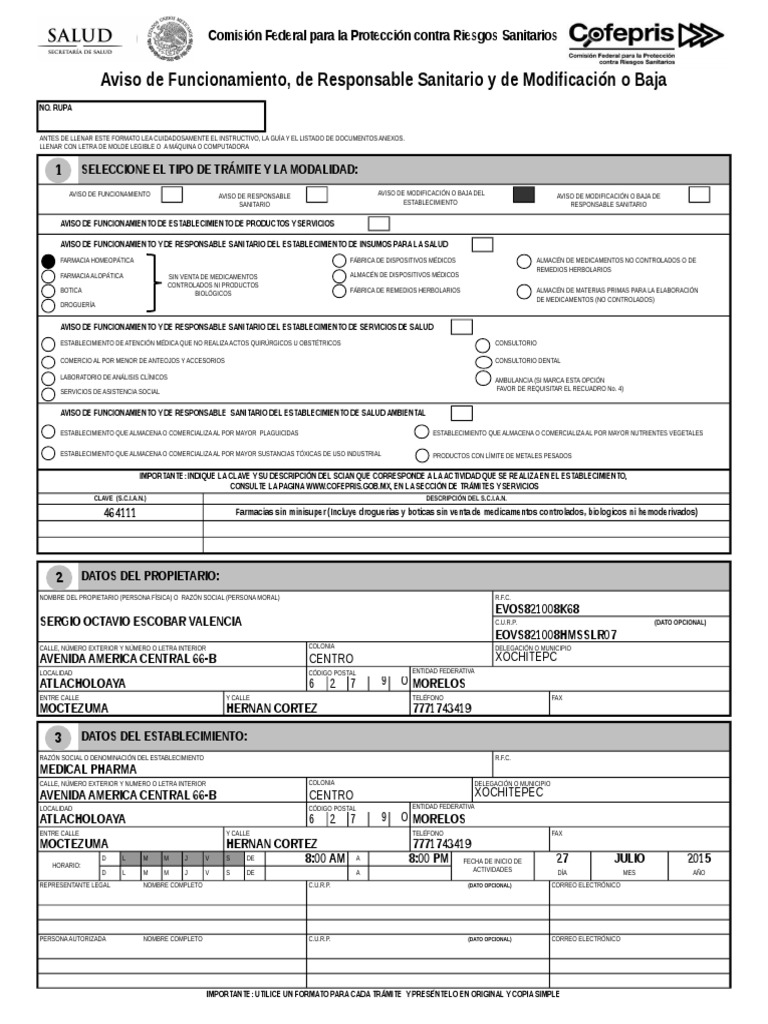 Form A To Avi So Funciona Mien To | PDF | Farmacia | Comida y bebida