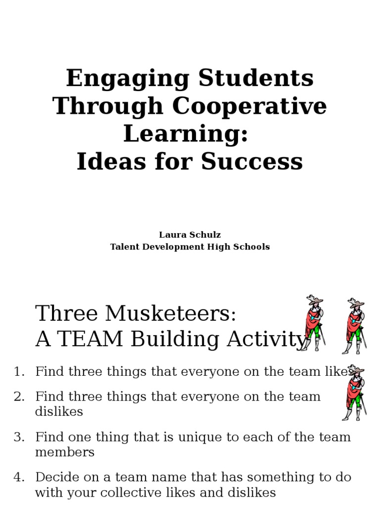 Cooperative Learning Strategies for Success | PDF | Learning | Cognition
