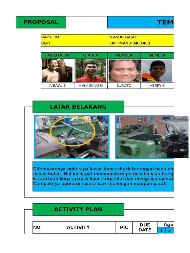 Contoh Proposal QCC | PDF
