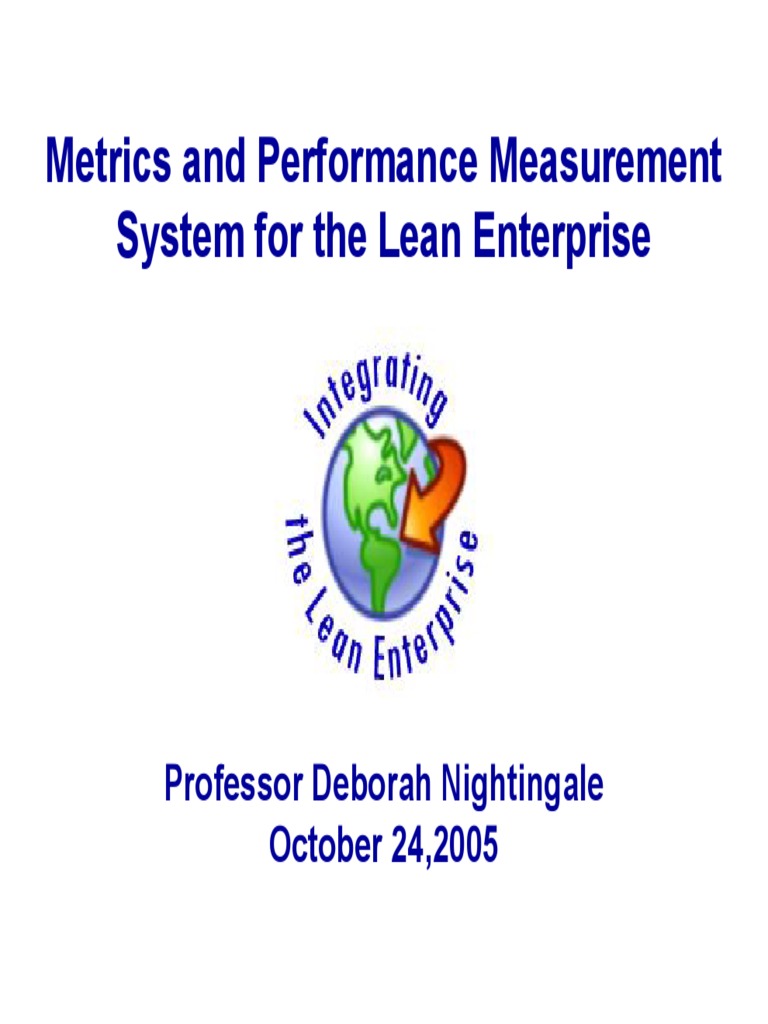 Metrics and Performance Measurement | PDF | Strategic Management ...