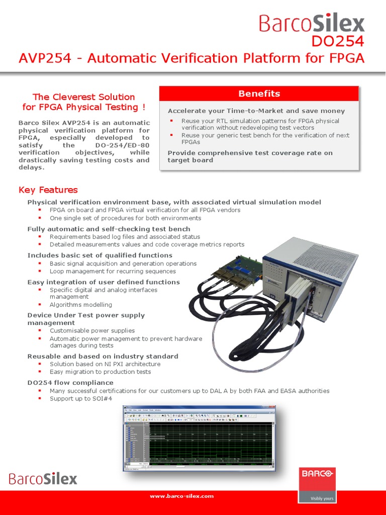 Factsheet AVP254 V1.0 | PDF | Field Programmable Gate Array | Verification And Validation