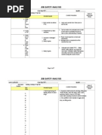 JHA - General Electrical Work | PDF | Risk | Personal Protective Equipment