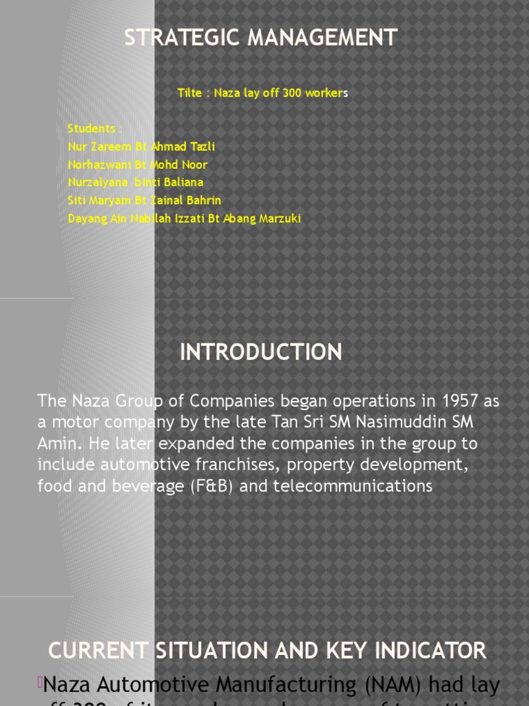 SM Naza Case Study Slide | PDF