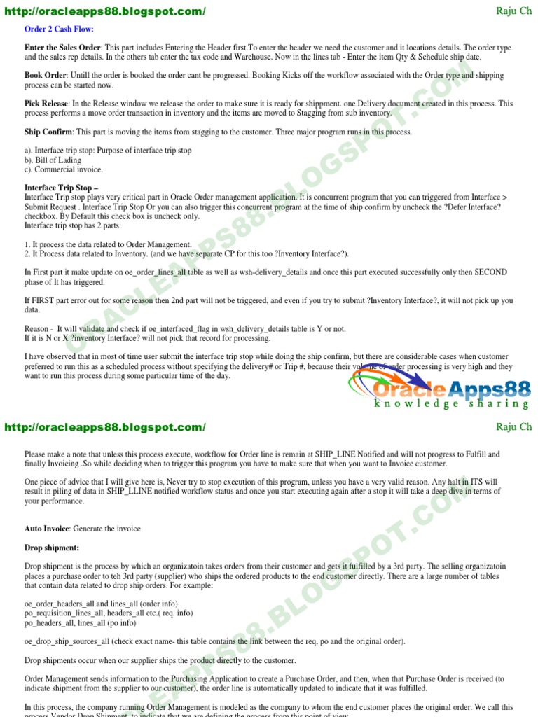 O2C Flow Cycle | PDF | Business | Service Industries