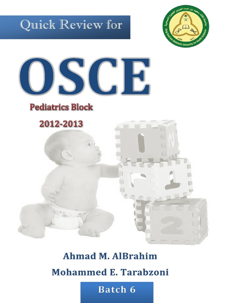 Pediatrics OSCE | PDF | Medicine | Diseases And Disorders