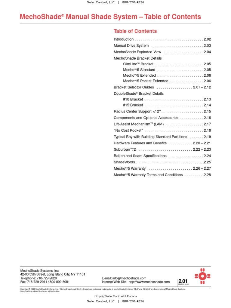 Section 2 Mechoshade | PDF | Trademark | Internet