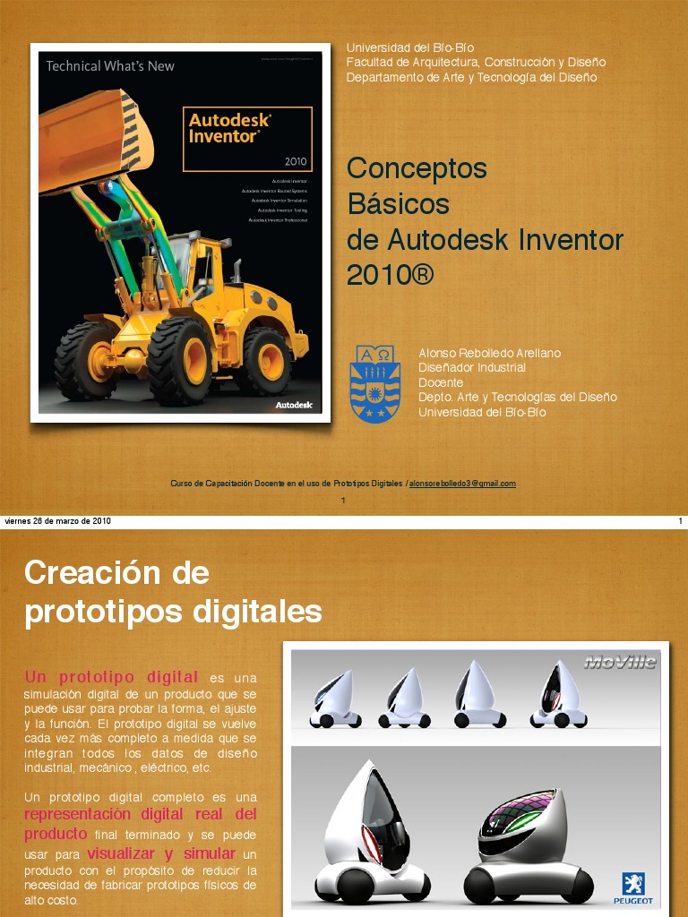 Presentación Autodesk Inventor 2010 | Descargar gratis PDF | Autodesk ...