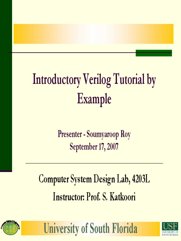 Verilog by Example | Download Free PDF | Parameter (Computer ... Verilog by Example | Download Free PDF | Parameter (Computer ...
