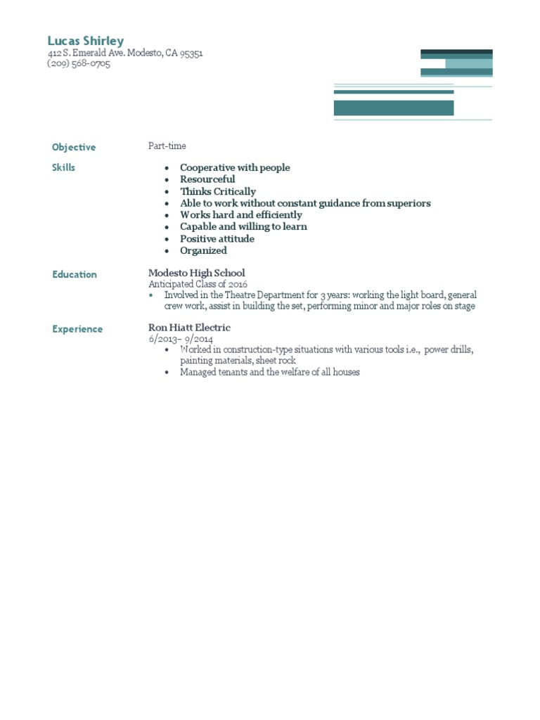 Entry-Level Job Seeker Profile | PDF